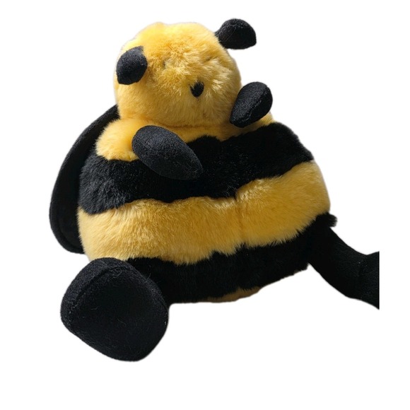 Unipak | Toys | Unipak Plumpee Bumble Bee Plush Pot Belly Sitting Black ...